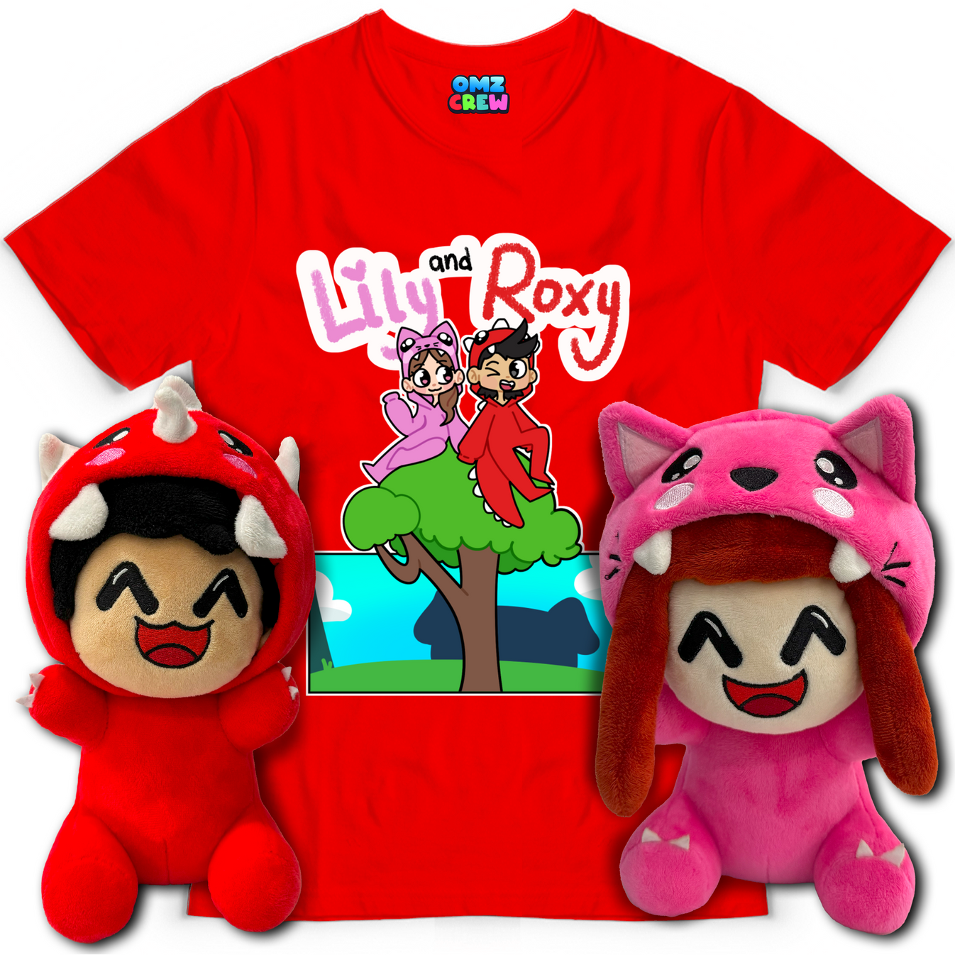 Roxy & Lily Plush & Shirt Bundle – Omz